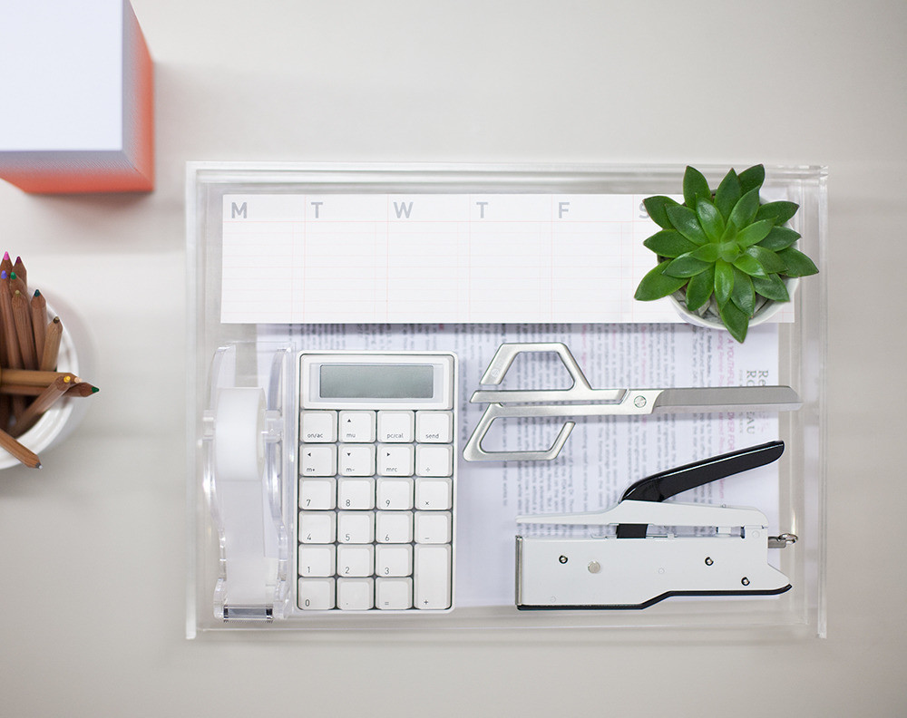 10 Ways to Create an Organized Home Office in a Small Space | domino