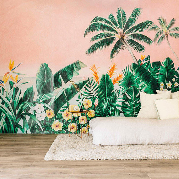Best Summer Wallpaper 2018 Bright Prints For Interiors | domino