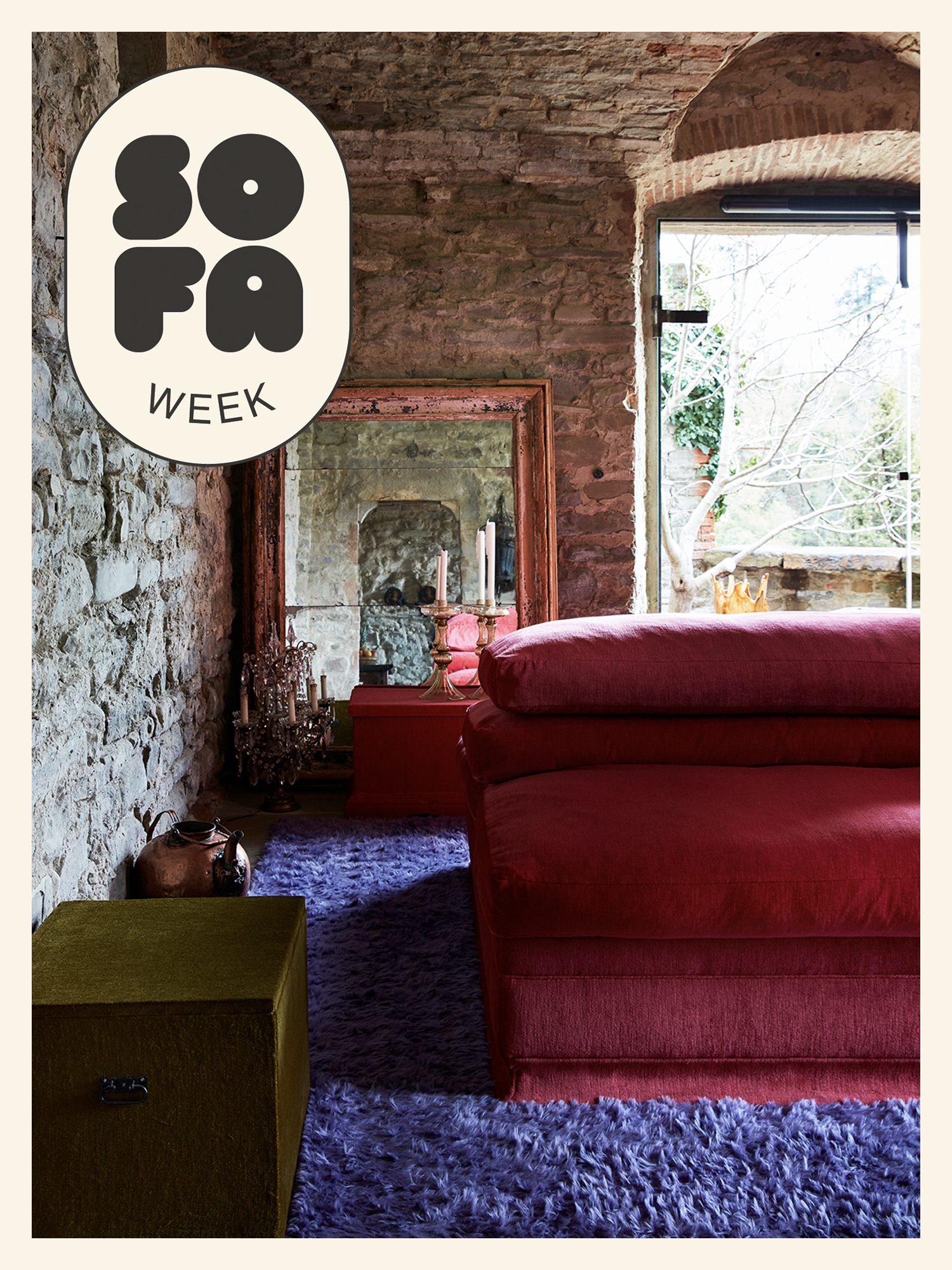 The Best Red Couches Will Transform Your Living Room | domino