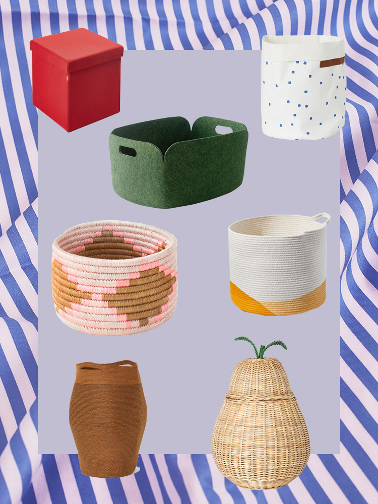 32 Storage Baskets That Will Help You Cut Clutter | domino