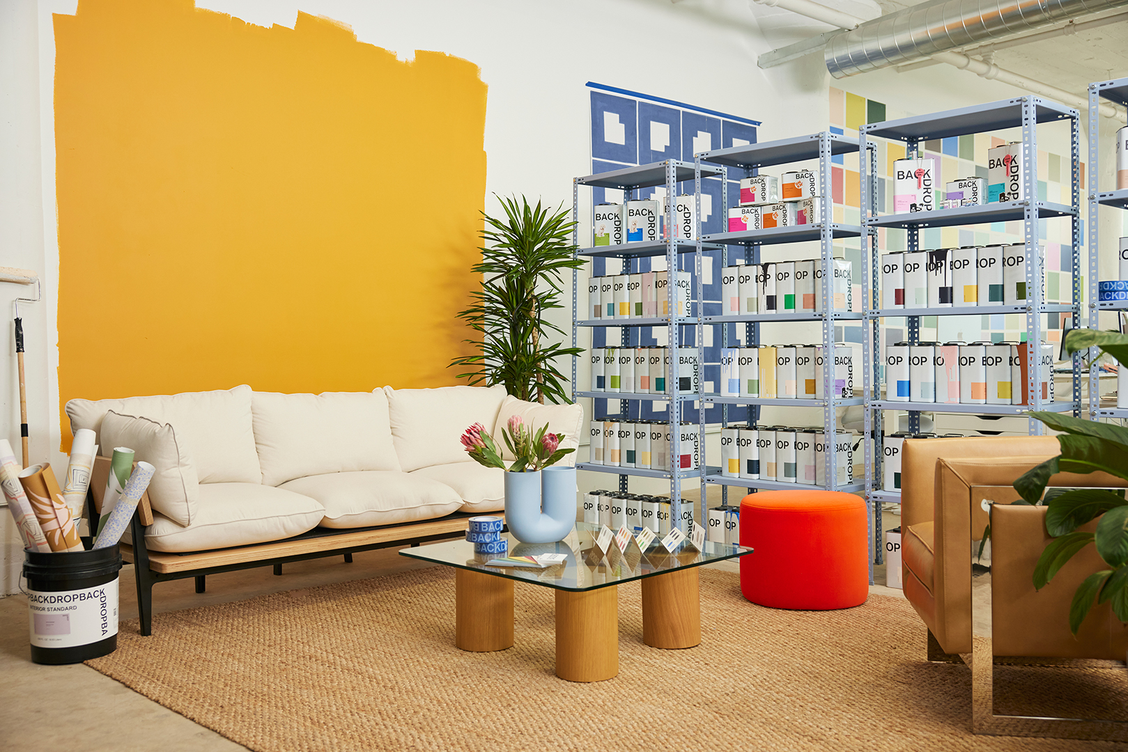 Take A Tour of Backdrop Paint's Los Angeles Office | domino