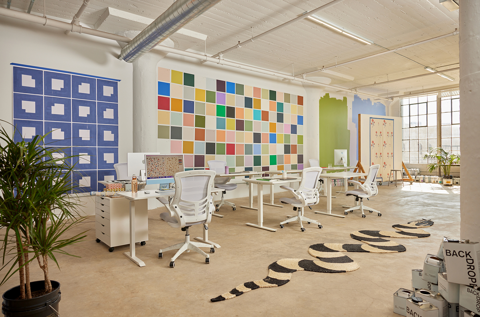 Take A Tour of Backdrop Paint's Los Angeles Office | domino