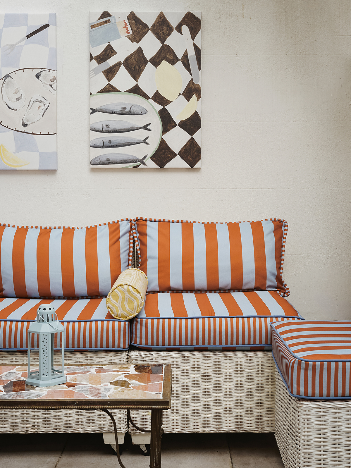 How I Made My Narrow Patio Feel Like an Outdoor Living Room