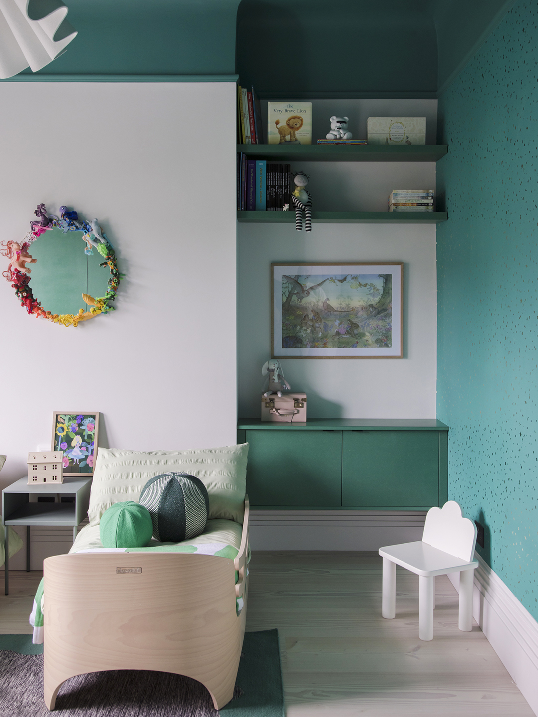 A 9-Foot-Tall Indoor Playhouse With Squiggly Slide Brings The Fun in ...