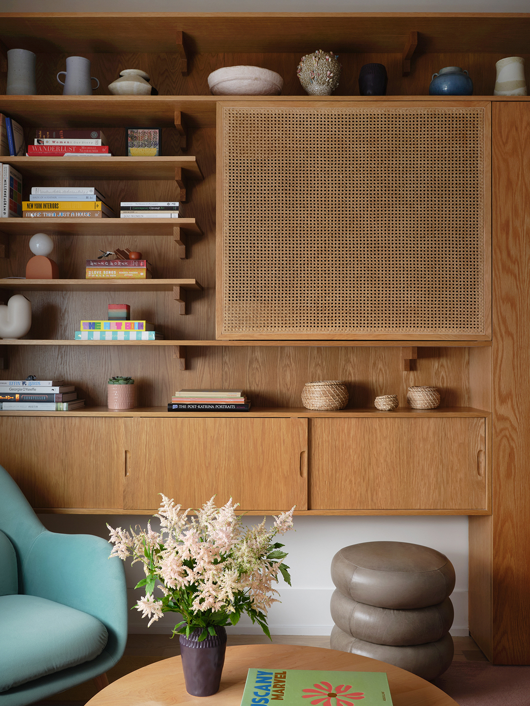 This Austin Home Features a Clever TV Unit THat Hides More Than a Screen