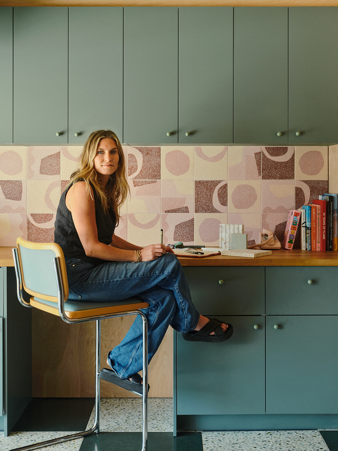 This Terrazzo-Packed Family Zone Used To Be A Gross Garage