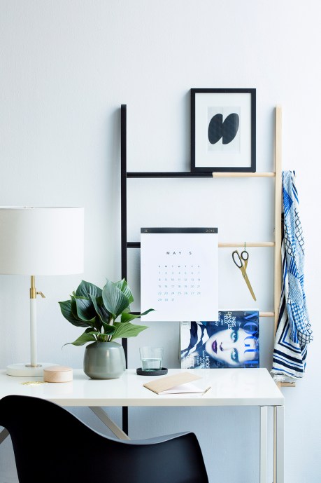 We Styled this Organizing Ladder In Three Space-Saving Ways