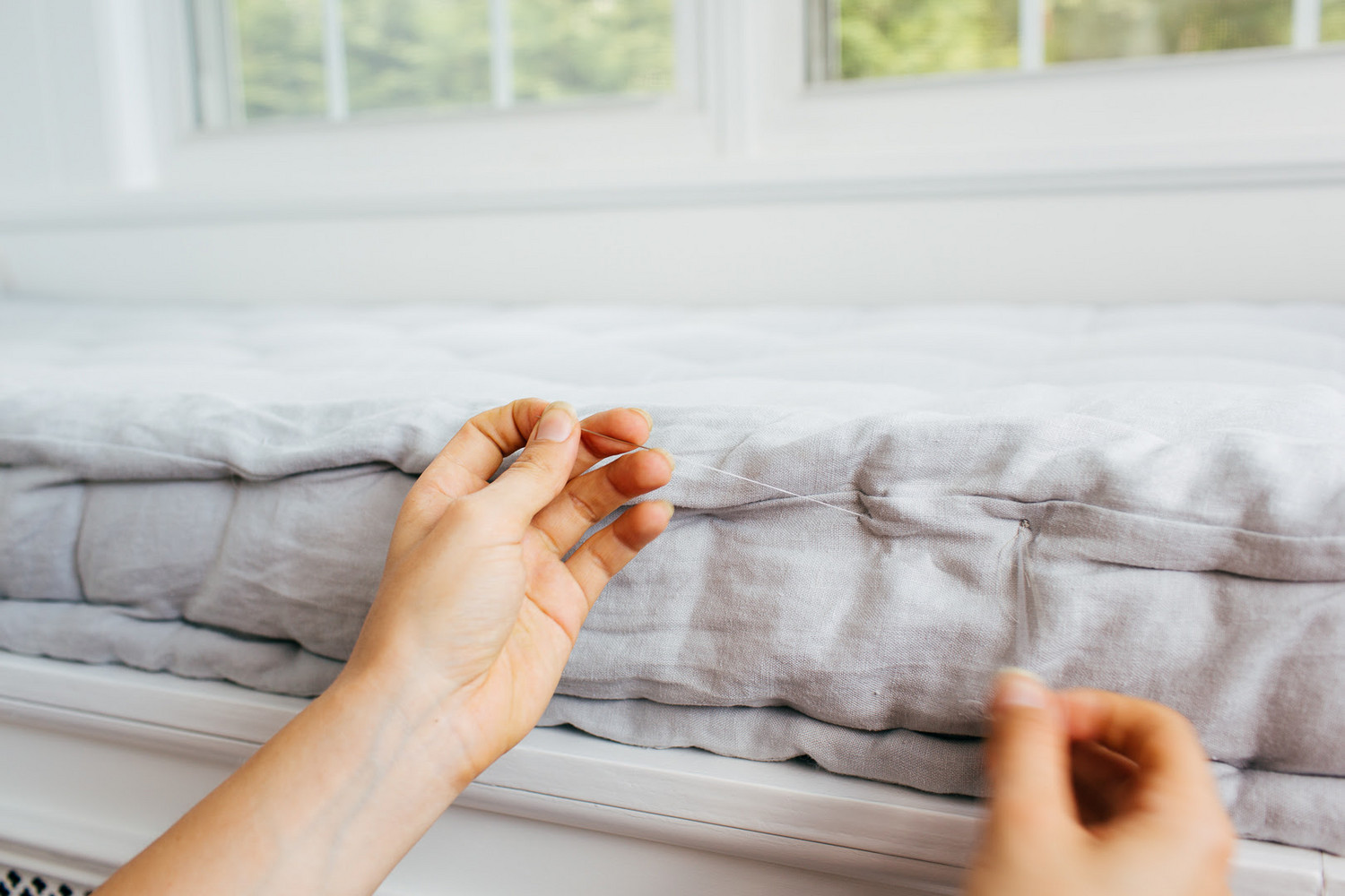Here’s How to DIY a French Tufted Mattress