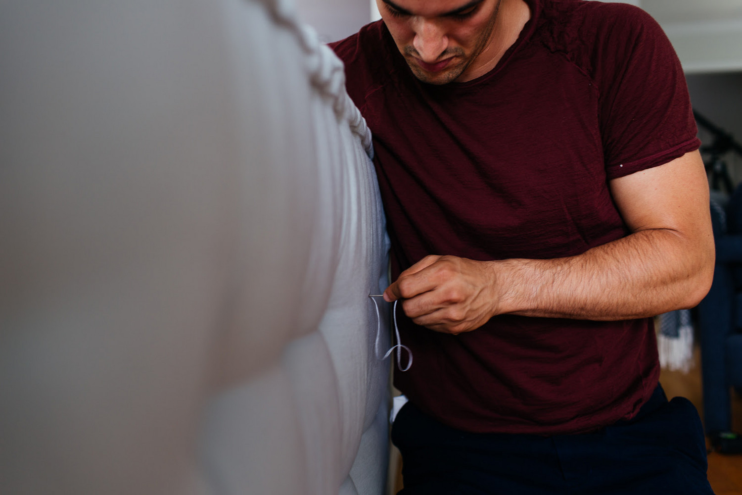 Here’s How to DIY a French Tufted Mattress