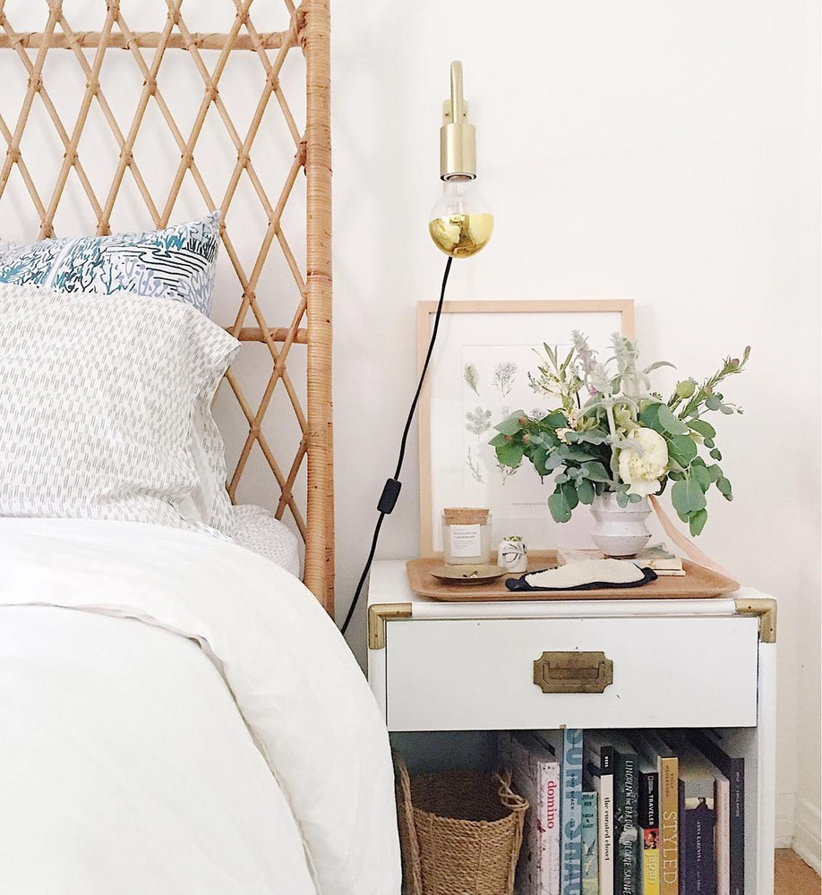 Chic Nightstand Ideas For Small Spaces| Domino