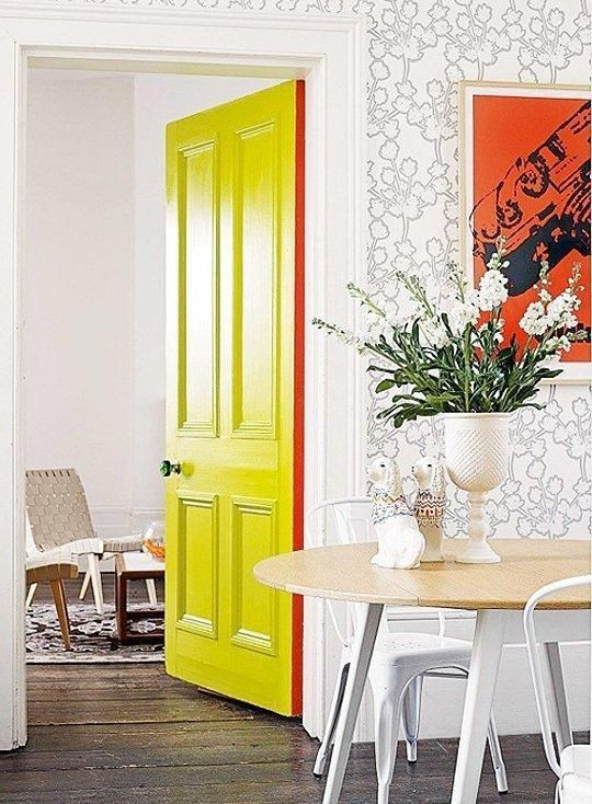Yellow Doors: Home Decor Color Trend | Domino