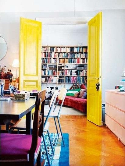 Yellow Doors: Home Decor Color Trend | Domino