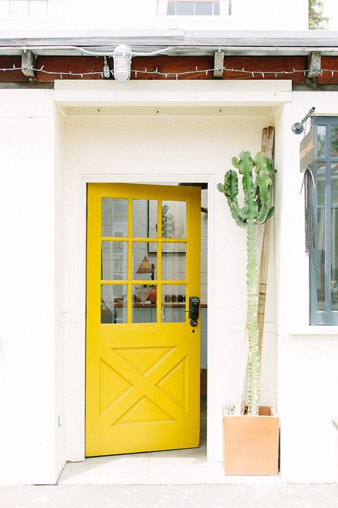 Yellow Doors: Home Decor Color Trend | Domino
