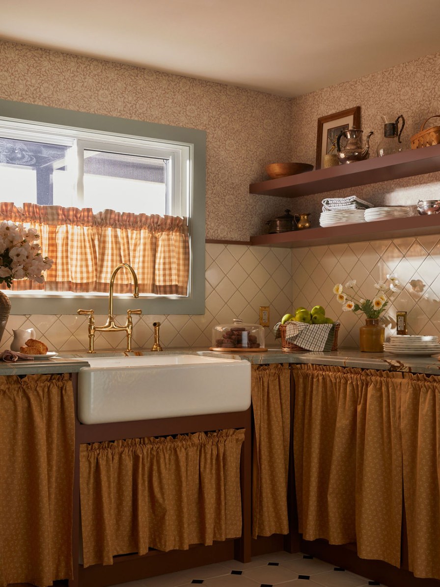 When It Comes to Ugly Lower Cabinets, You Can Skirt the Issue | domino