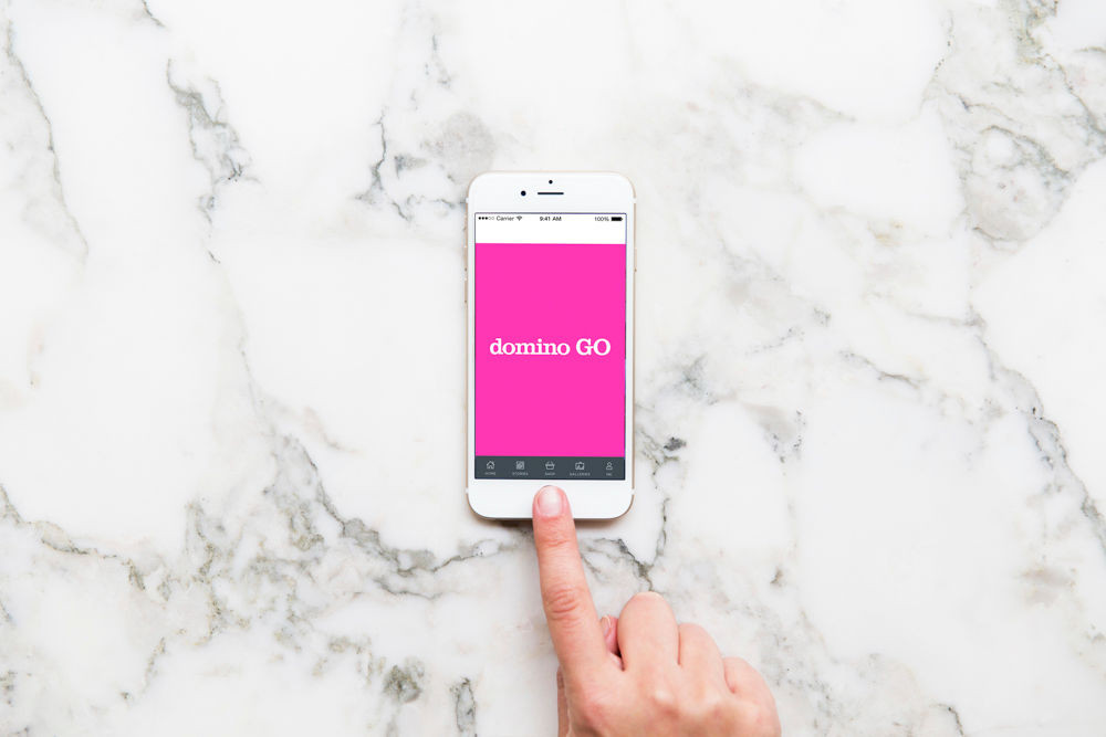 download the domino go app!