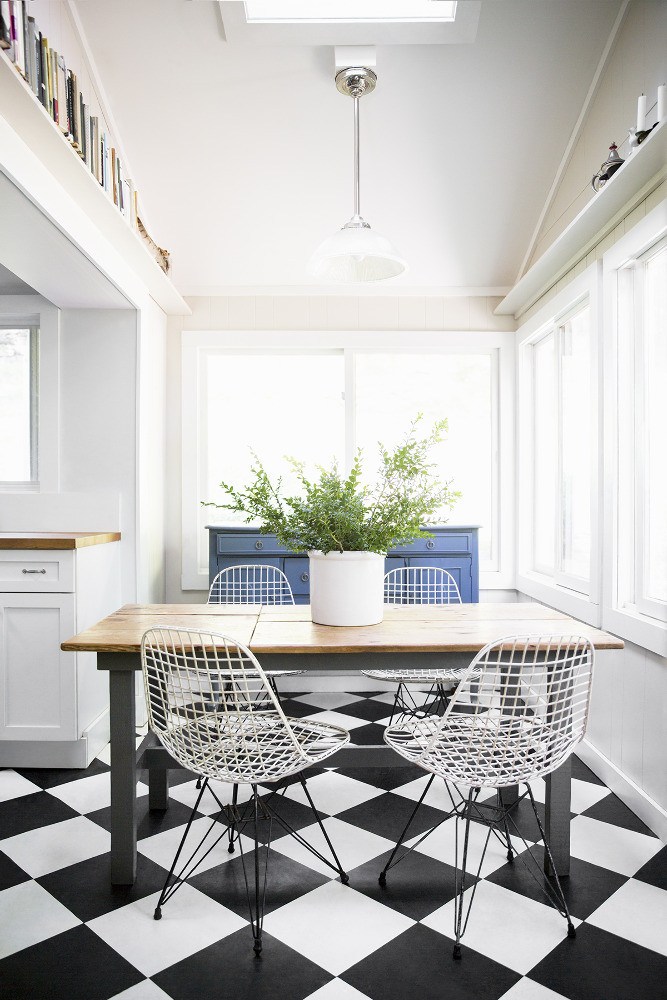 Checkerboard Kitchen Floor Ideas, Retro Tile Trend