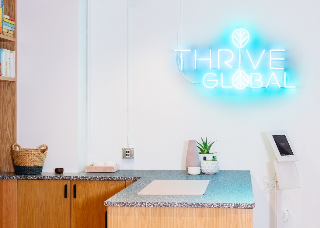 Inside Thrive Global's Colorful, Wellness-Oriented HQ Office