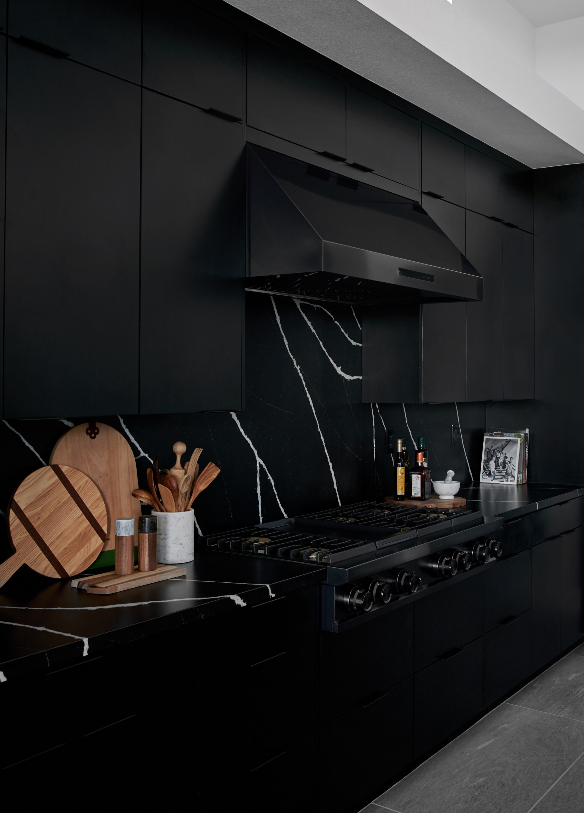 Tour a Dramatic Black Kitchen Designed by Bobby Berk