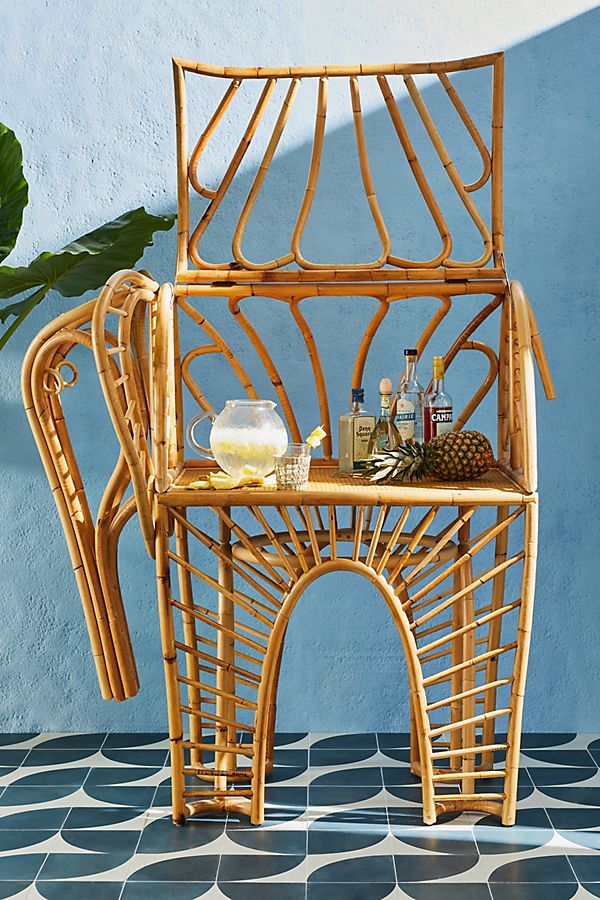 We Need to Talk About This Elephant Bar Cart From Anthropologie