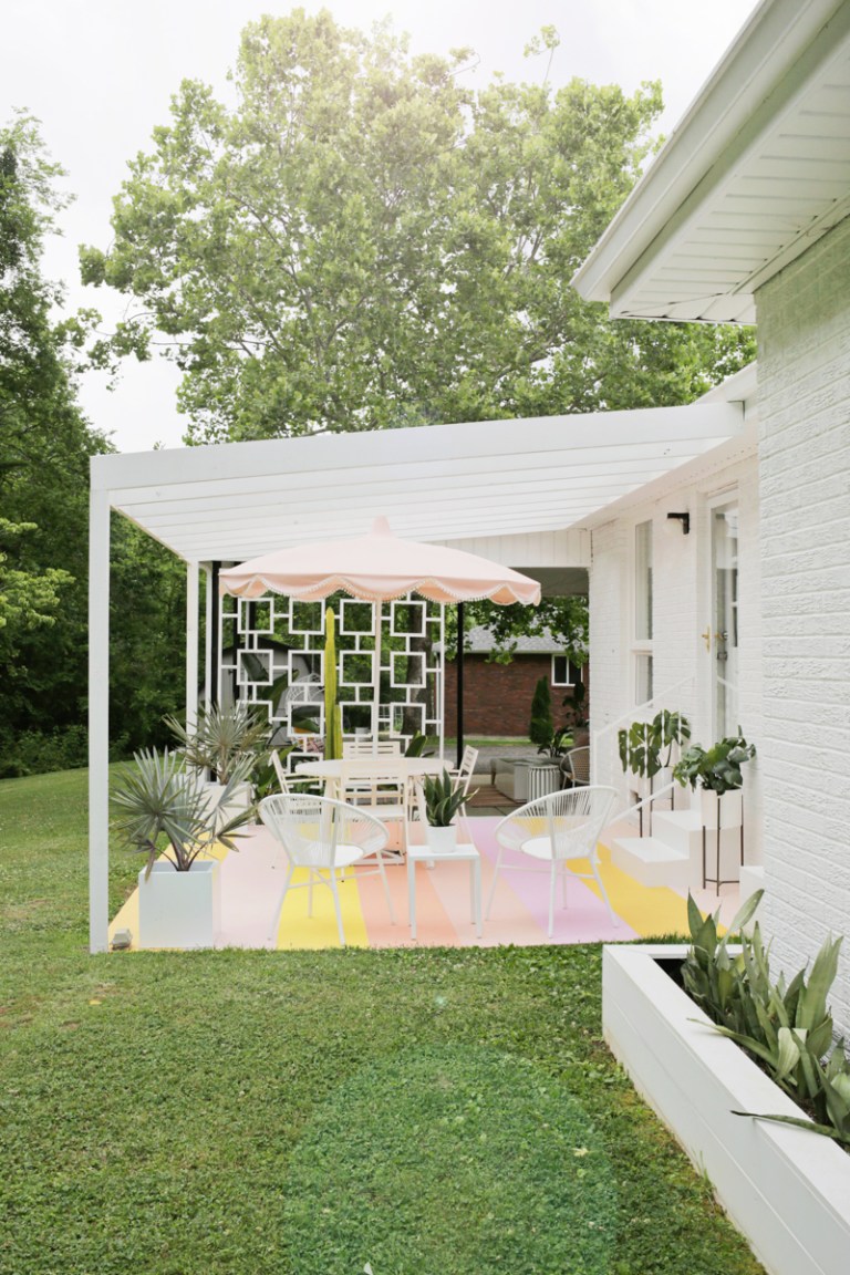 Concrete Patio Paint Ideas