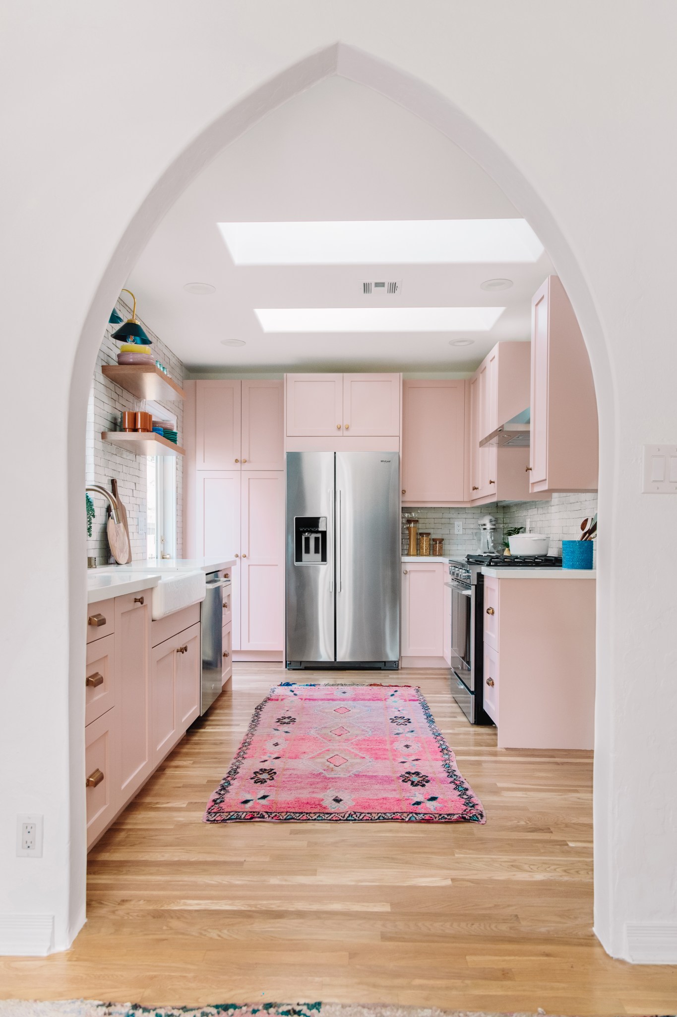 Studio DIY’s Pink Kitchen Transformation Seriously Wows
