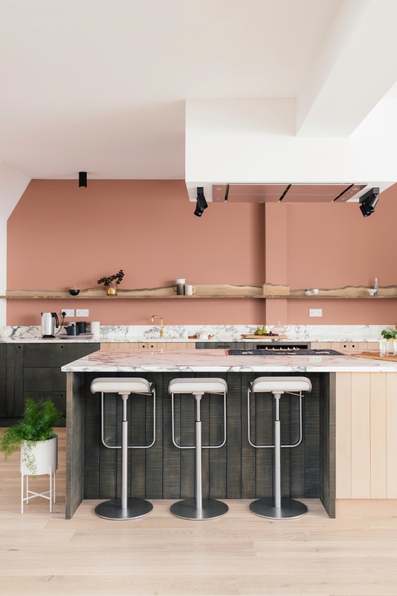 7 Pink Kitchens That Will Convince You to Stray from White Cabinets