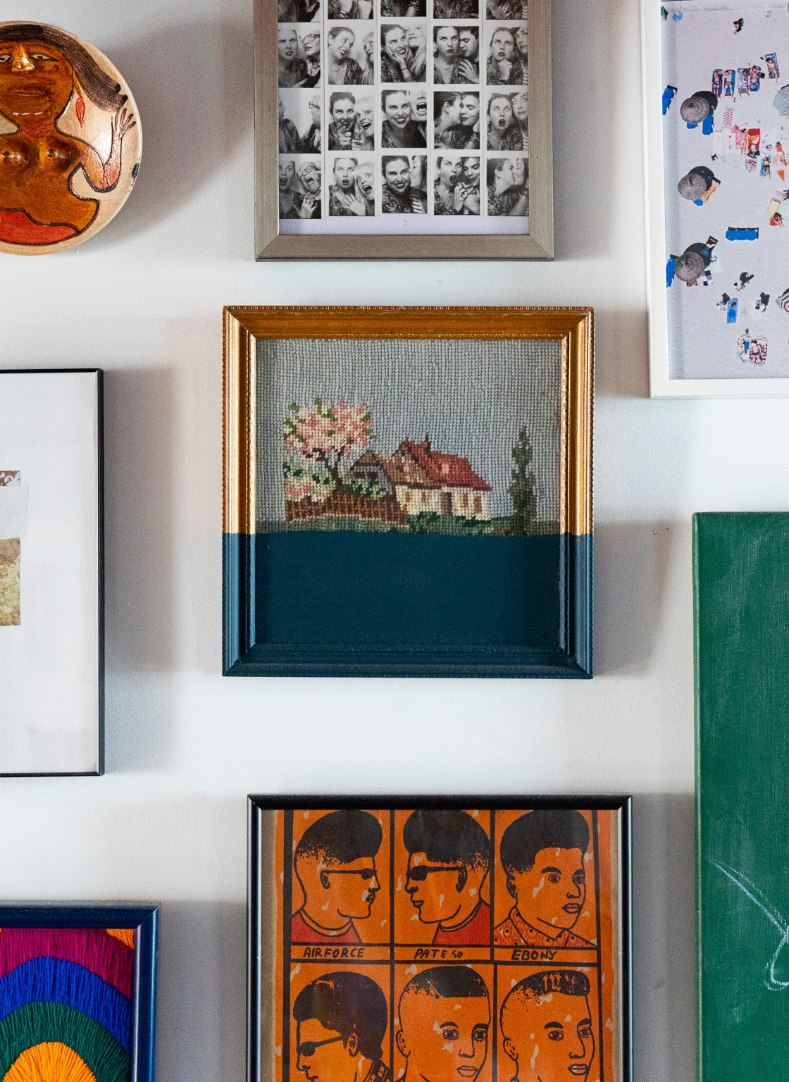 This Dip Dye Painting DIY Will Make Thrift Store Art Look Twice as Special