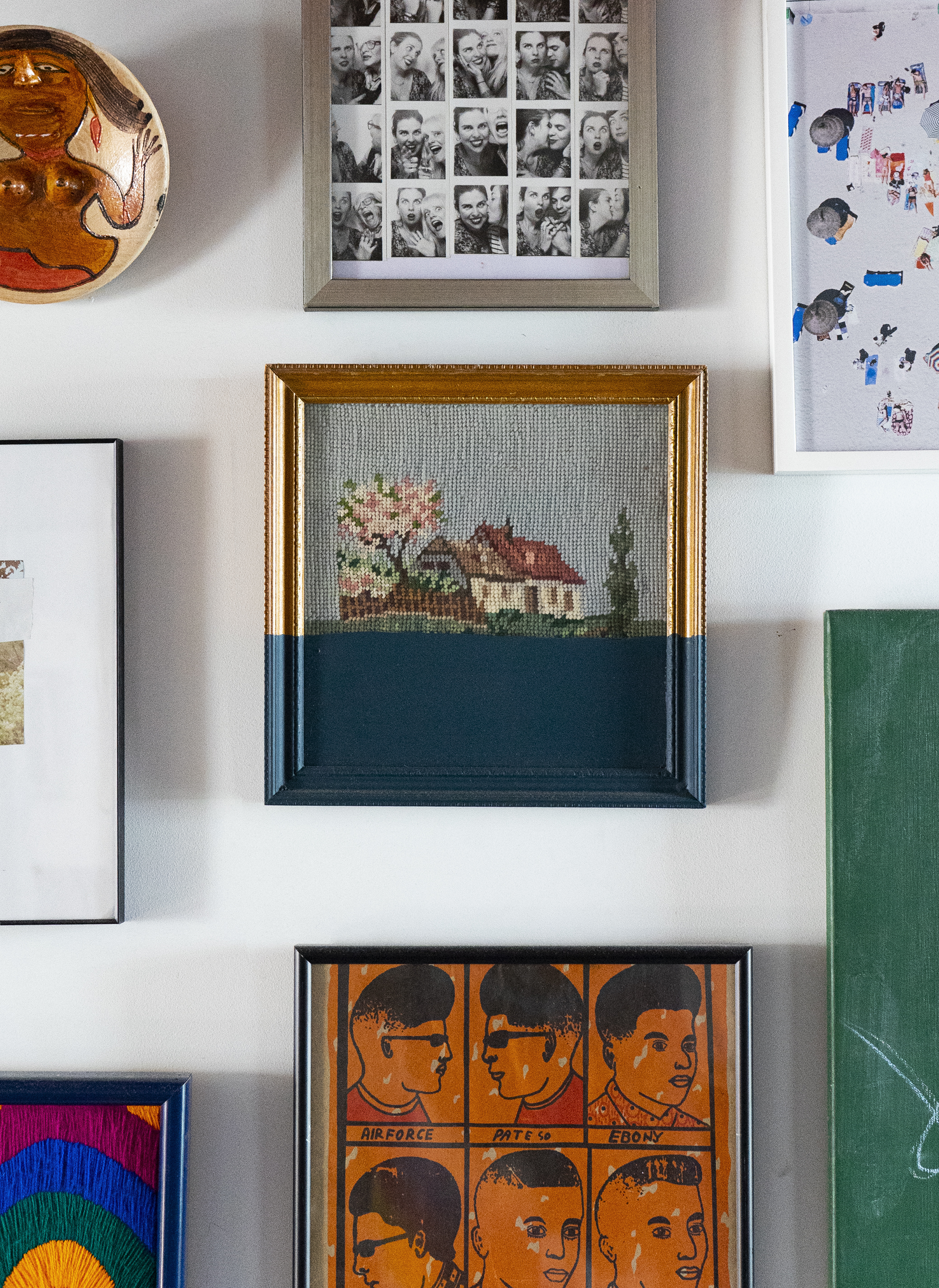 This Dip Dye Painting DIY Will Make Thrift Store Art Look Twice as Special