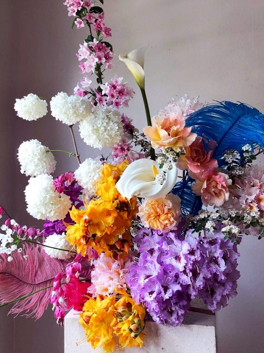 Feathers Belong in Your Floral Arrangements