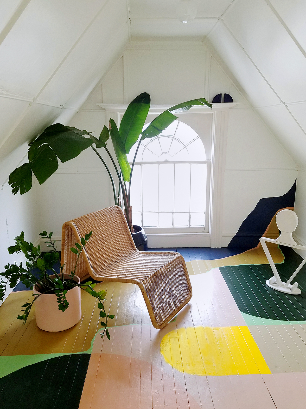 Painted Floors Are the One Color-Block Treatment You Haven’t Tried Yet