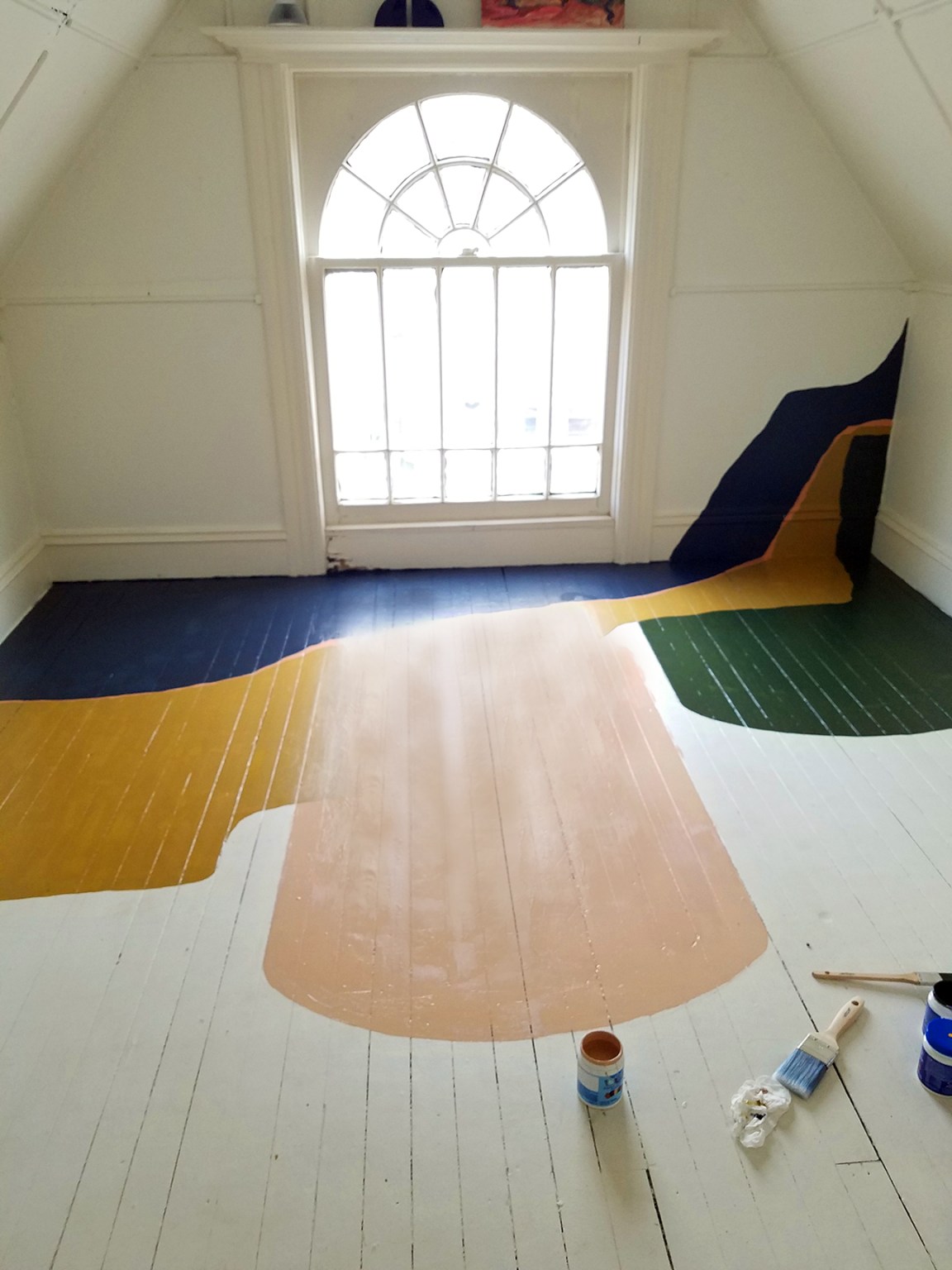 Painted Floors Are the One Color-Block Treatment You Haven’t Tried Yet