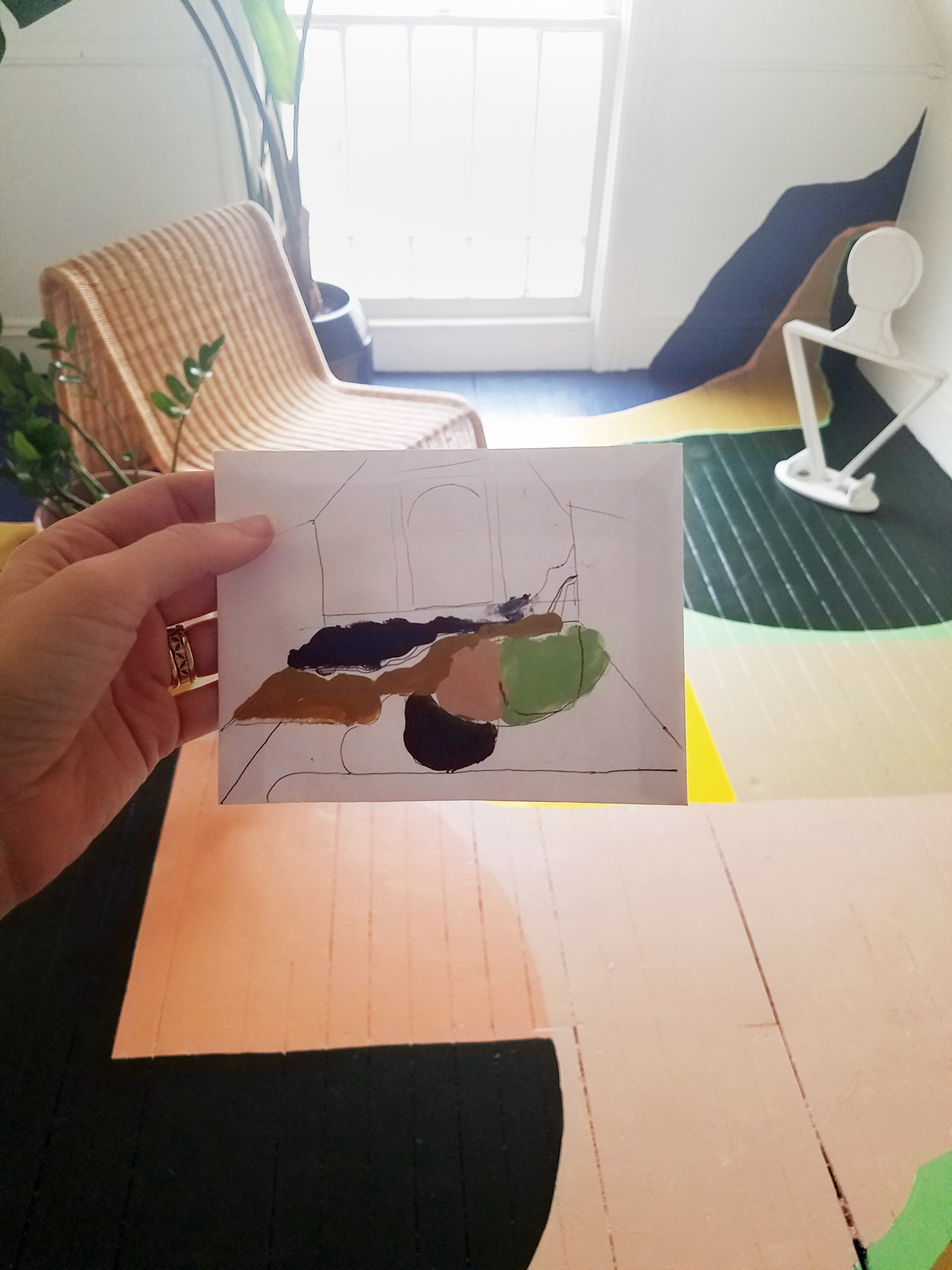 Painted Floors Are the One Color-Block Treatment You Haven’t Tried Yet