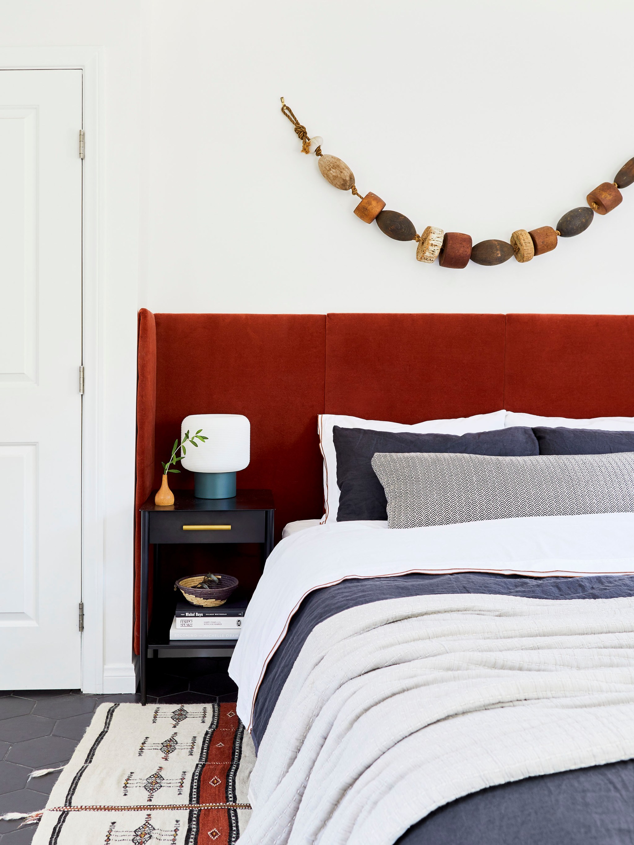 A Velvet DIY Headboard Idea You Haven’t Seen Yet