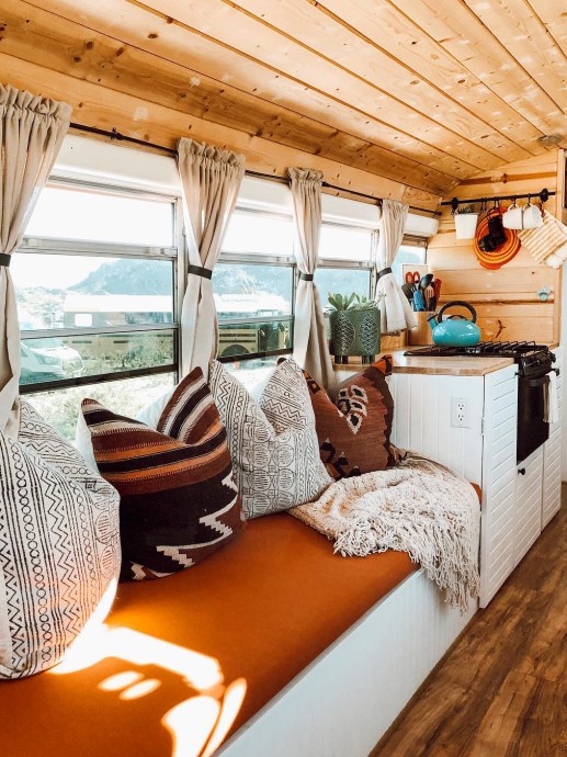 How We Made a School Bus Our Home for the Past Two Years