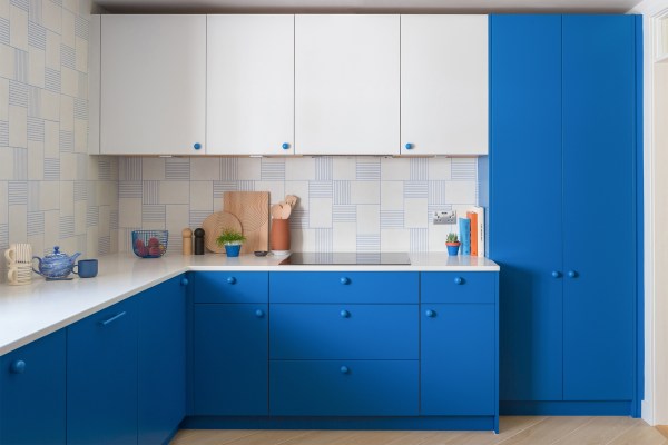 This Bold Blue Kitchen Renovation Taught us a Shortcut: Invert the ...