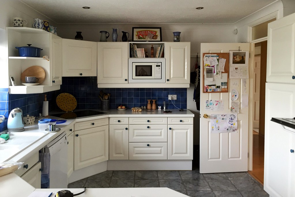 This Bold Blue Kitchen Renovation Taught us a Shortcut: Invert the ...