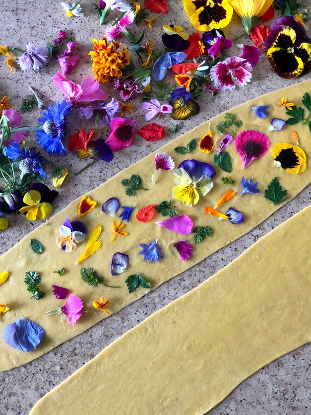 A Flower-Pressed Fresh Pasta Recipe Guaranteed to Brighten Up Mealtime