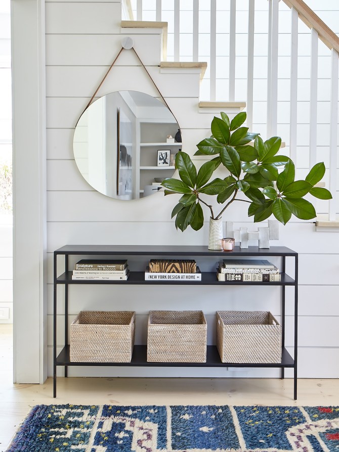 Entryway Mirror Trend - New Small Space Console Ideas