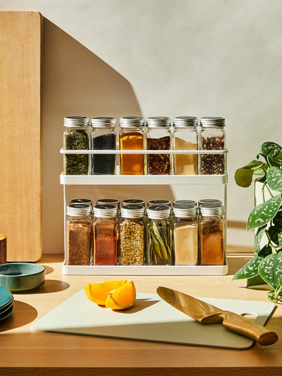 6 Spice Rack Ideas for Small Kitchens With No Counter Space to Spare