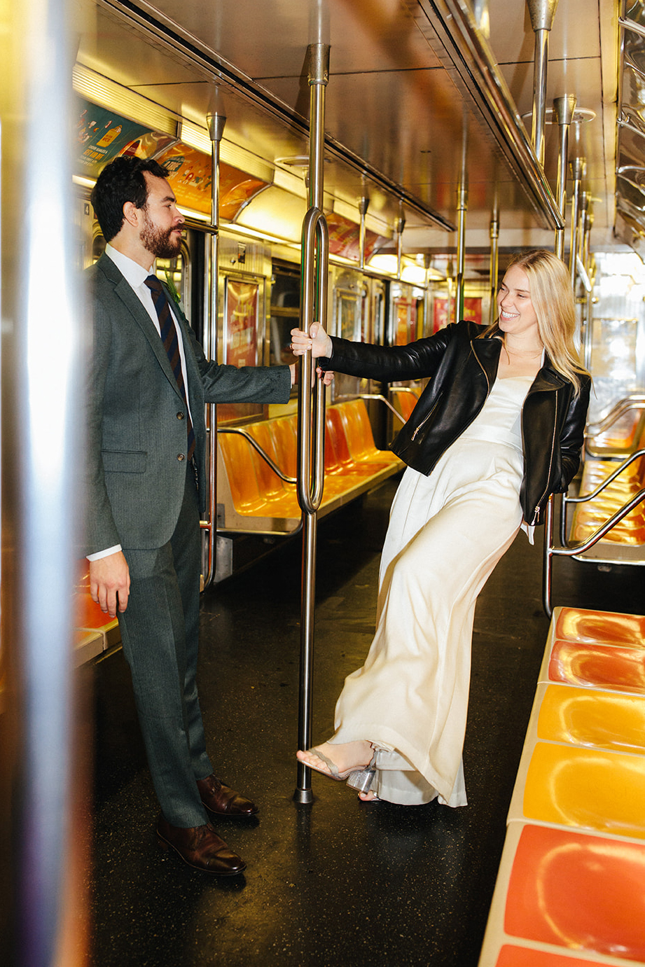 A City Hall Wedding Followed By Bagels, Then A Small Ceremony With Friends