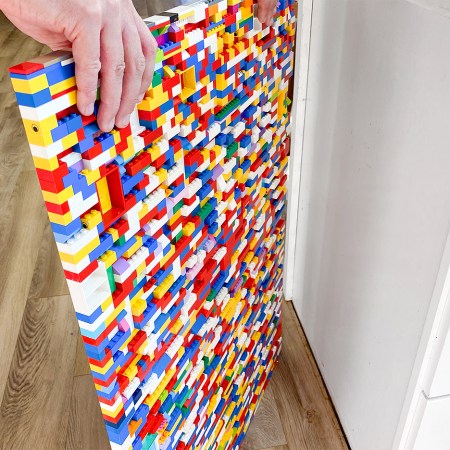 A Peninsula Covered in LEGOS Makes This Kitchen Feel Welcoming to Kids