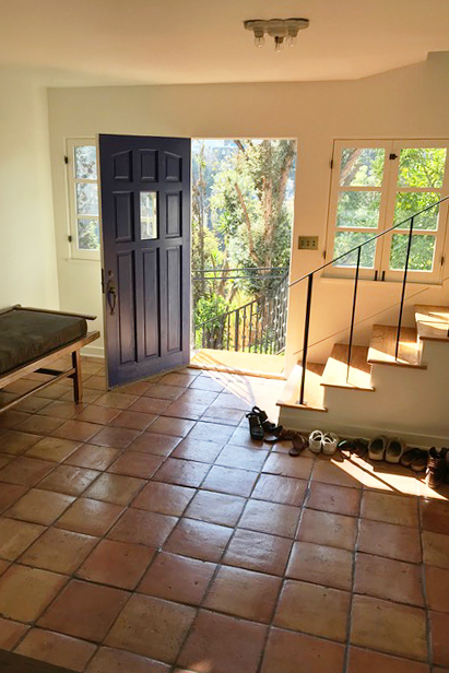Pine Green Doors and Plaster Whittle Down to Delightful Entryway Storage