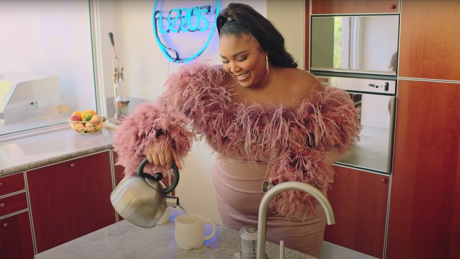Lizzo’s Kitchen Cabinet Layout Is Serving Major Organization Inspo