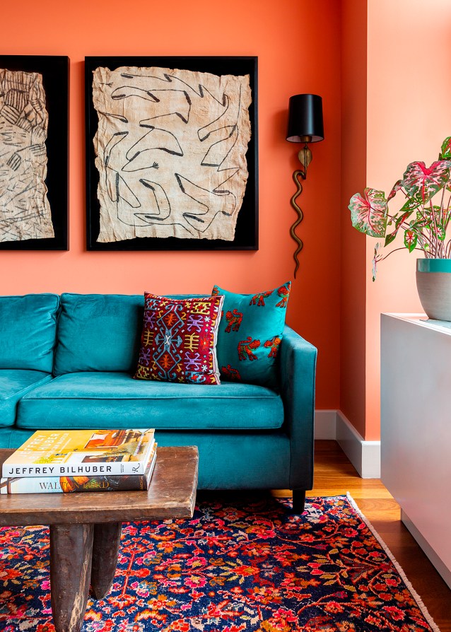 This Unlikely Shade Unifies a Color-Forward Harlem Home