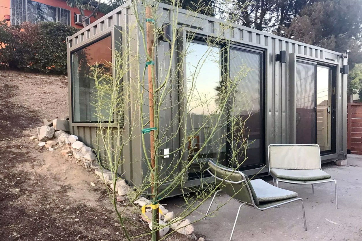 A Shipping Container-Turned-Office One-Ups a Converted Guest Room