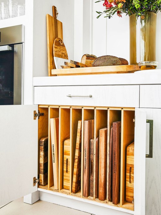 8 Cutting Board Storage Ideas, Whether You Want to Disguise or Display