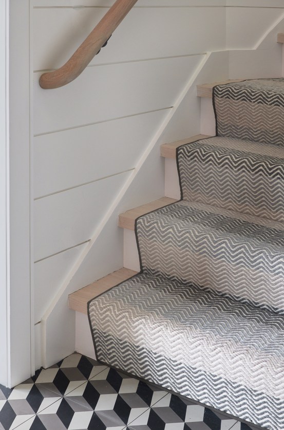 Patterned Stair Runners that Break the Mold