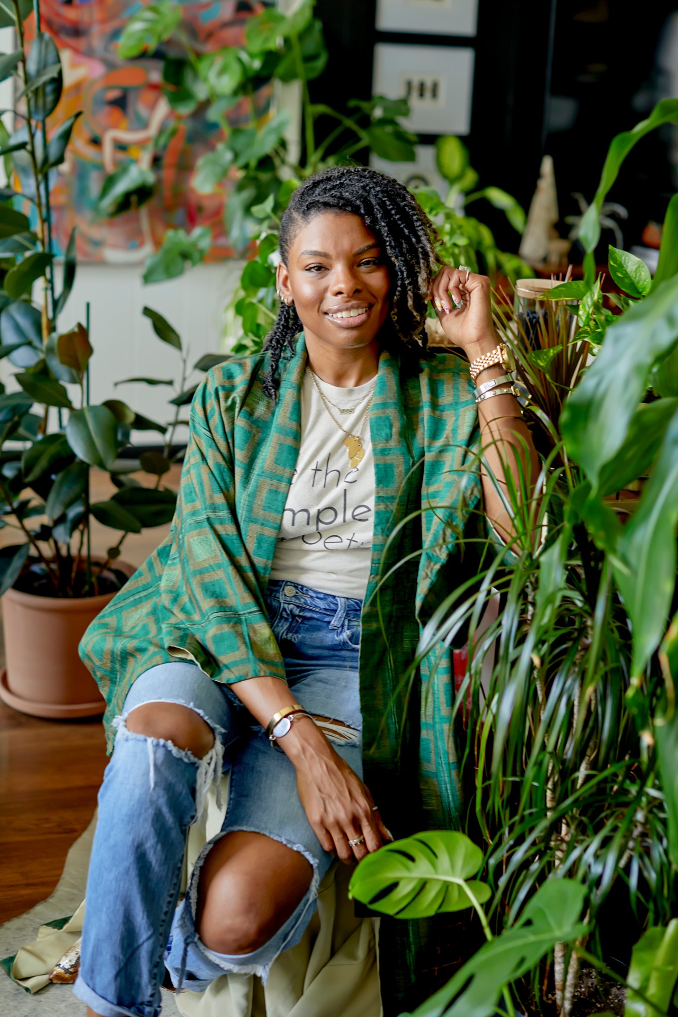 Annabel Mehran Colorful Patterns, Bright LA Home Tour