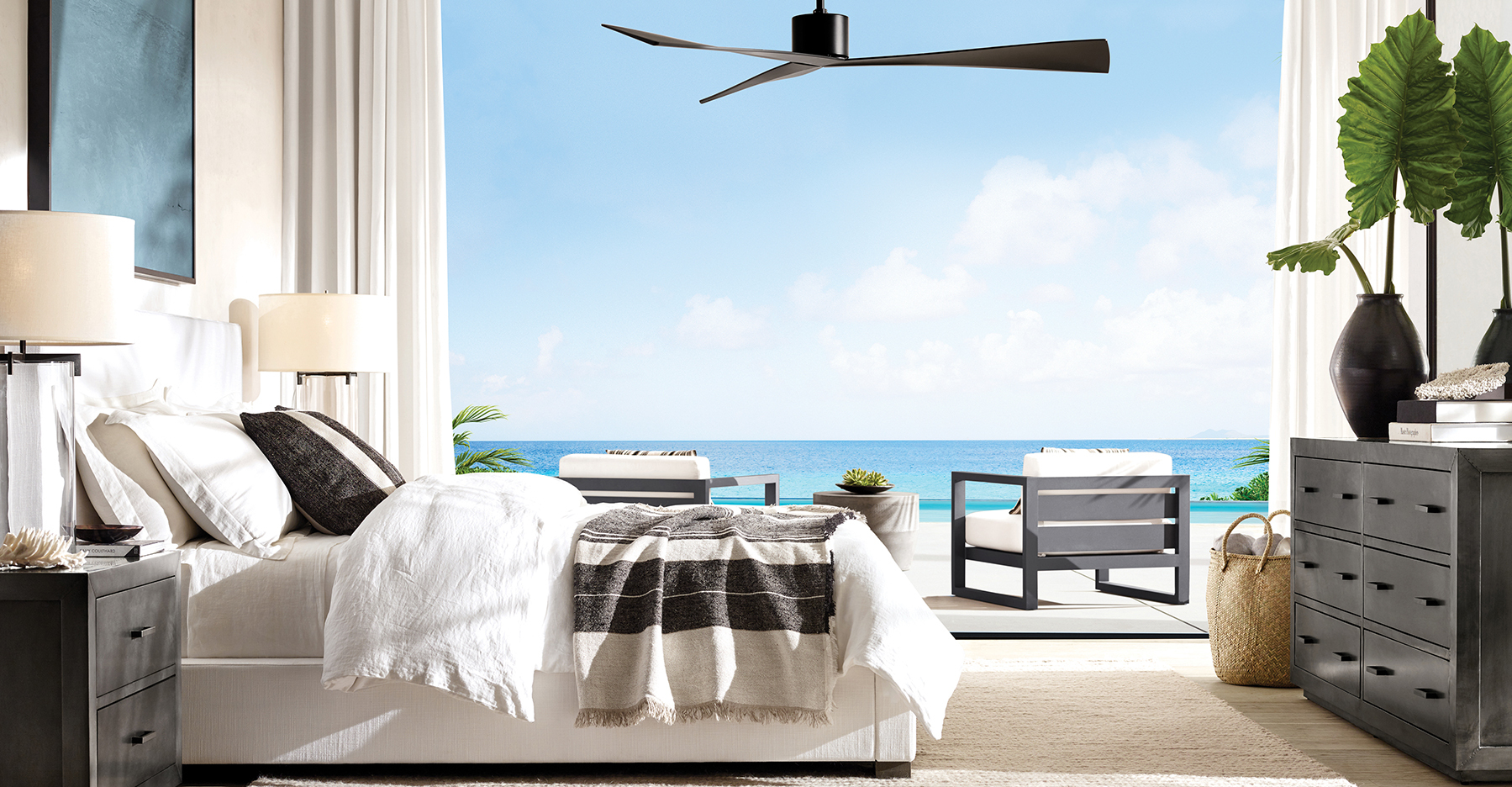 RH Outdoor’s New Collection Dives Deep on This Color