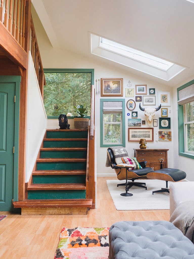 This Scandi-Inspired Georgia Cabin Is Covered with the Perfect White Paint